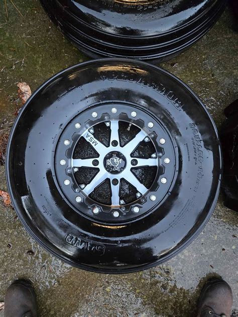 16 Paddle Pro Armor Utv Sand Tires Front And Rear With Msa Beadlock