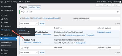 Customize The Wordpress Command Palette With Your Plugin