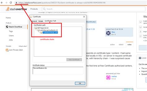 C Client Certificate Is Always Null Stack Overflow