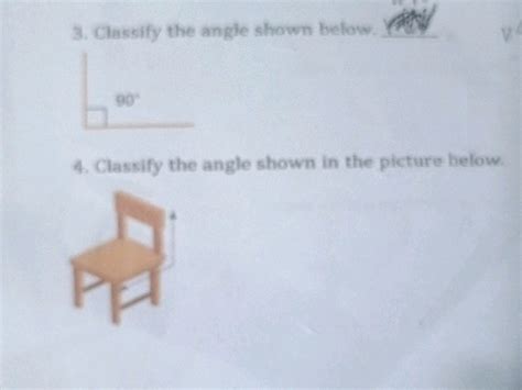 3 Classify The Angle Shown Below 4 Classify StudyX