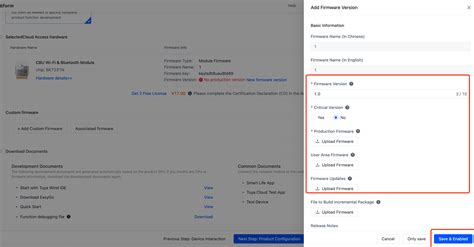Create Product TuyaOS Tuya Developer