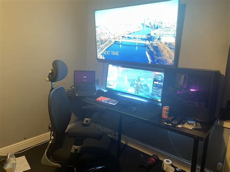 My First Real Battlestation Little Messy But Its Coming Together