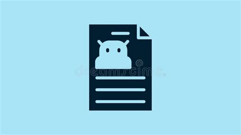 Blue Technical Specification Icon Isolated On Blue Background Technical Support Check List