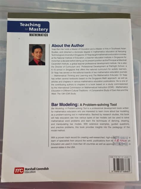 Marshall Cavendish Education Teaching To Mastery Mathematics Bar Modelling A Problem Solving