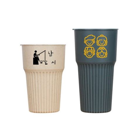 힙모카 리유저블 텀블러 친환경 굿즈 커피 찌꺼기 재생 친환경 텀블러 제작 커스텀 인쇄 행사홍보물품
