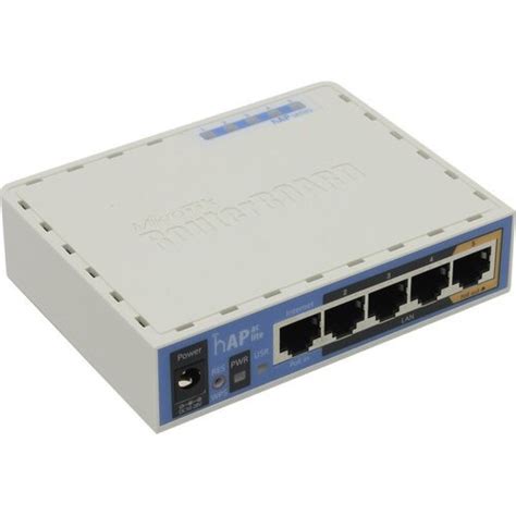 MikroTik RouterBOARD hAP ac lite Роутер WiFi купить с доставкой по выгодным ценам в интернет