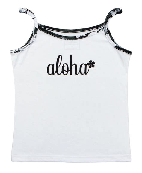 Island Design Collection Strap Tee White