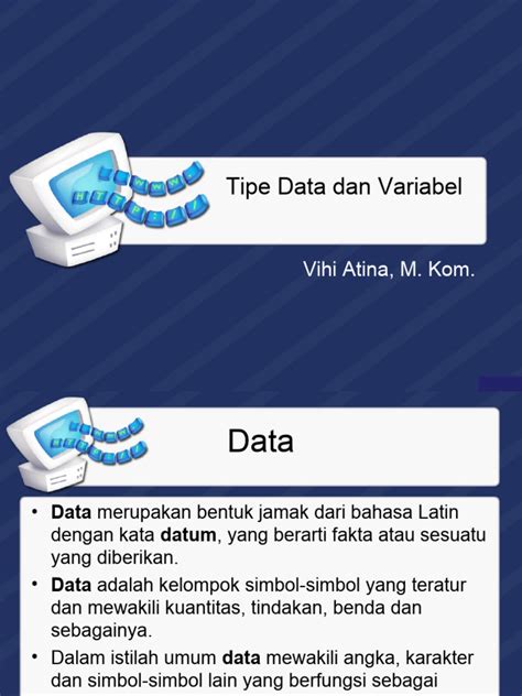 Tipe Data Dan Variabel Pdf