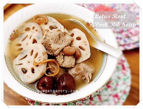 Lotus Root Pork Rib Soup