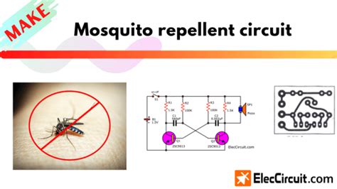 Mosquito Repellent Circuit Project With PCB Eleccircuit Com