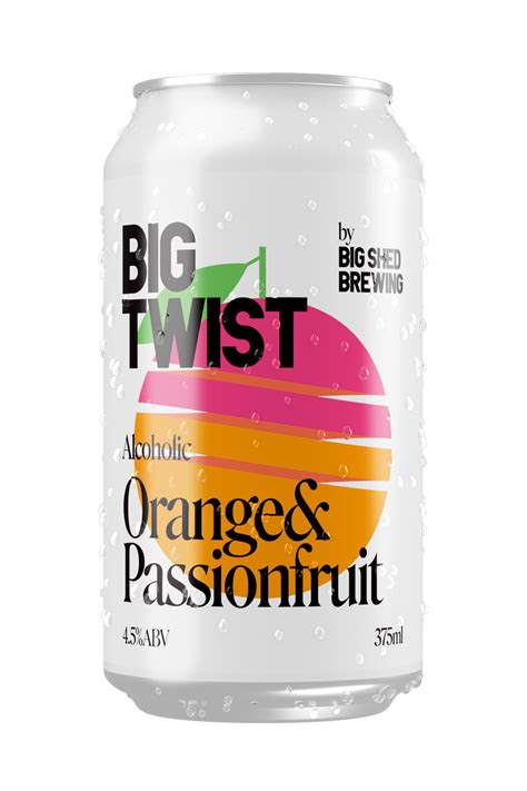 Big Twist Orange And Passionfruit Big Shed Brewing Concern