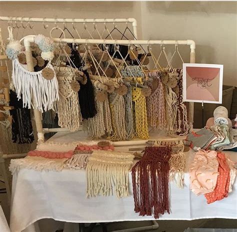 Pin On Macrame Display Ideas Macrame Design Craft Fair Displays