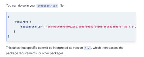 Composer Inline Aliases Fake A Php Package Version By Aliasing A