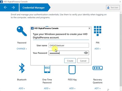 Using Digitalpersona Workstation Digitalpersona Lds Hid Global