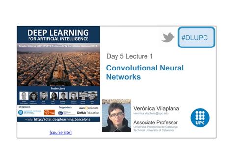 Convolutional Neural Networks Dlai D5l1 2017 Upc Deep Learning For