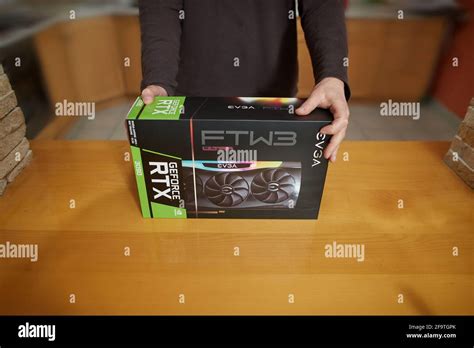 Buying EVGA Geforce RTX 3090 Nvidia GPU in a shop Stock Photo - Alamy