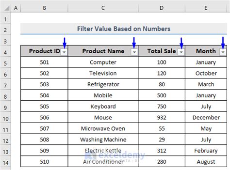 How To Perform Custom Filter In Excel 5 Ways Exceldemy