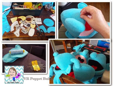VR Puppet Builds Making Sewing On Different Nose Shapes For Your Puppet