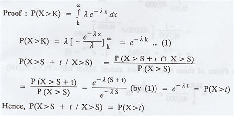 Exponential Distribution Distribution Function Of Exponential Distribution Memoryless