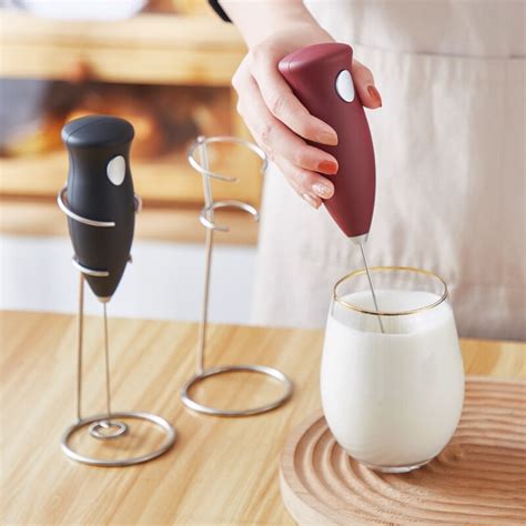 전기 털 계란 비터 핸드 헬드 커피 블렌더 가정용 밀크 셰이커 믹서 Frother Foamer 식품 블렌더 배터리 제외밀크 저그 Aliexpress
