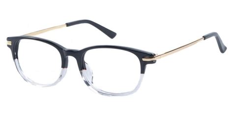 Glassesshop Beauvais Classic Wayframe Black Crystal Eyeglasses
