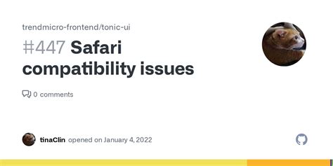 Safari Compatibility Issues · Issue 447 · Trendmicro Frontendtonic Ui