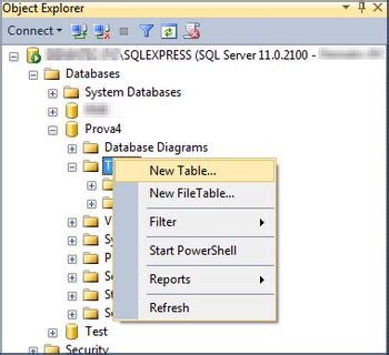 SQL Server Tabelle Pagina Personale Di Carlo Vecchio