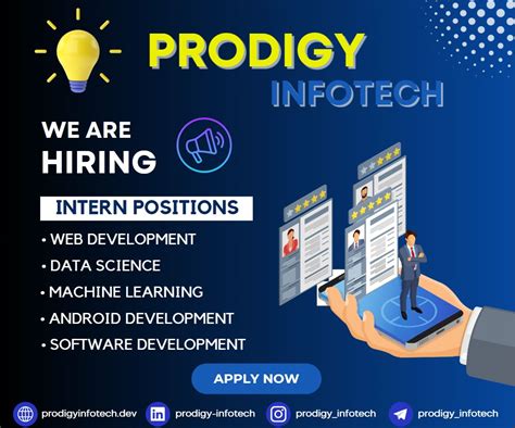 Prodigy Infotech On Linkedin Opportunity Experience Internship Internshipopportunity 192