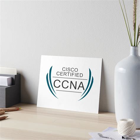 Cisco Certified Network Associate Ccna Badge Poster For Sale By