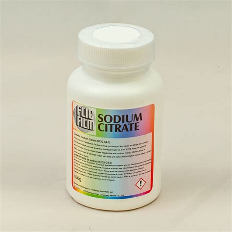 100g Sodium Citrate Great Canadian Film Warehouse