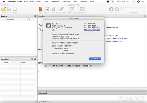 Stata For Mac 130 安装激活详解 软件sos