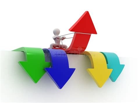 Leadership Arrows Stock Illustration Illustration Of Diversity