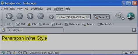 Penempatan Css Dalam Html T World