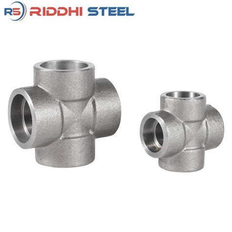 14nb Dn 8 To 4nbdn 100 Ss Socket Weld Cross Tee 304 Grade At Rs