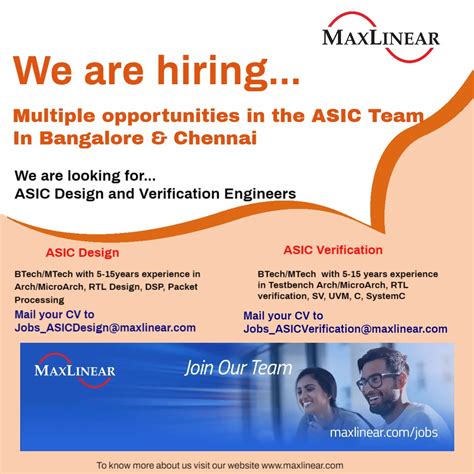 sangeetha amin on linkedin hiring asicdesign asicverification