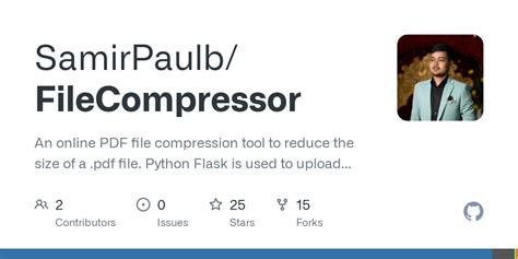 Github Samirpaulbfilecompressor An Online Pdf File Compression Tool