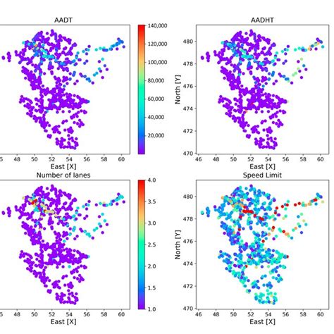 Aadt Values Per Count Station In Each Cluster In 10 000 Both Axes Download Scientific Diagram