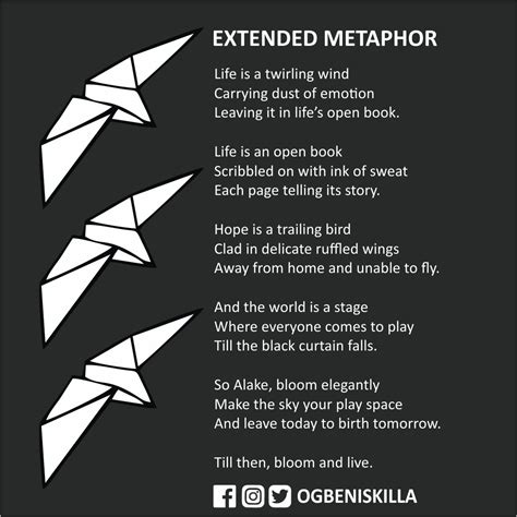 Extended Metaphor Poems About Life