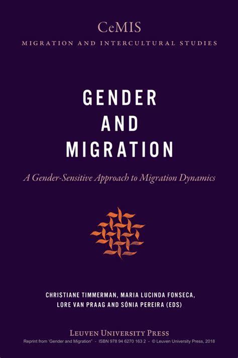 PDF Gender And Migration A Gender Sensitive Approach To Migration Dynamics