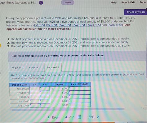 Solved Algorithmic Exercises W Hl A Saved Help Save And Exit