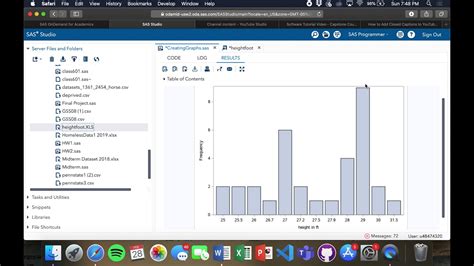 creating graphs in sas youtube