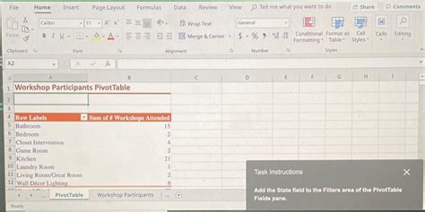Solved Task Instructions Add The State Fleld To The Filters