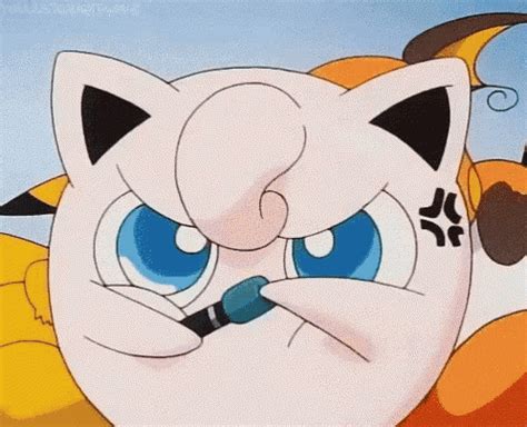Jigglypuff Angry Face Angry Jigglypuff Etsy Uk
