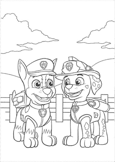 Розмальовка Гонщик Щенячий патруль
