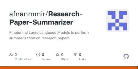 Research Paper Summarizer Training Ipynb At Main · Afnanmmir Research