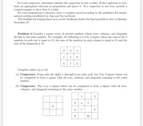 solved for each conjecture determine whether the conjecture