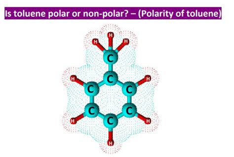Is Toluene Polar Or Nonpolar Polarity Of C7h8