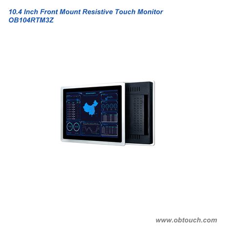 10 4 Inch Panel Mount Touchscreen Monitor Open Frame Resistive Touch Display OB104RTM3Z Obeytouch