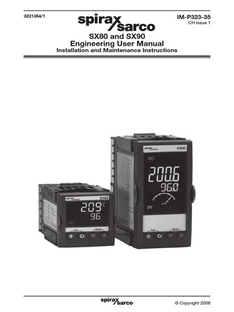 Spirax Sx80 User Manual Pdf Relay Parameter Computer Programming