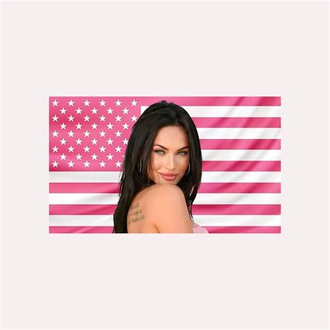 Megan Fox American Flag Etsy